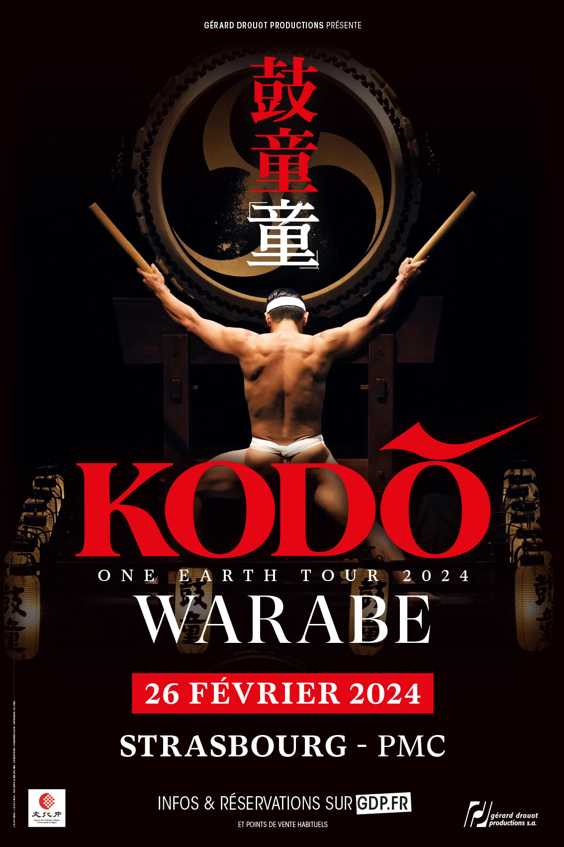 KODO - ONE EARTH TOUR 2024 : WARABE | Strasbourg Events ~ Acteur de vos projets